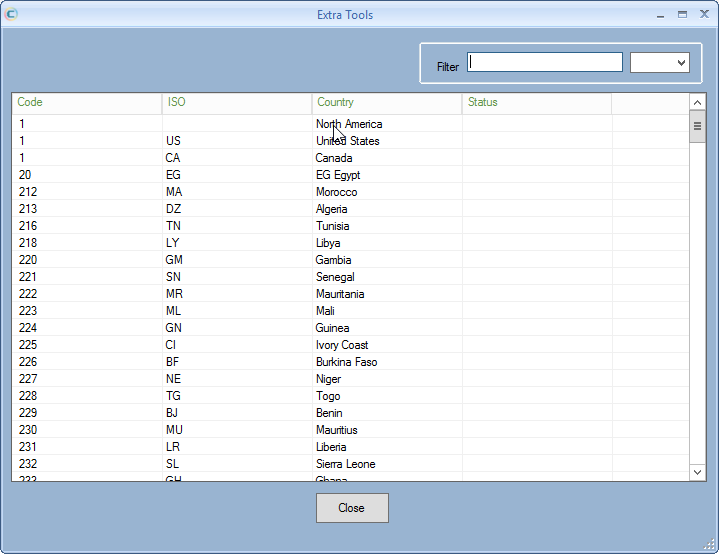 Search ISD Code Search ISD Code